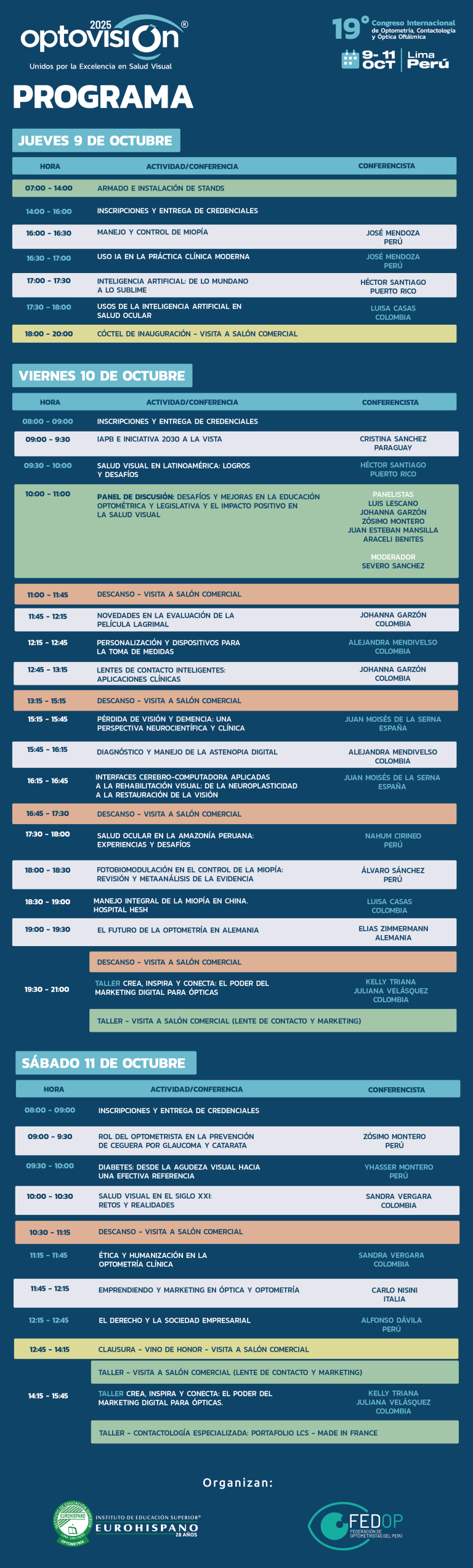 Programa – Optovisión